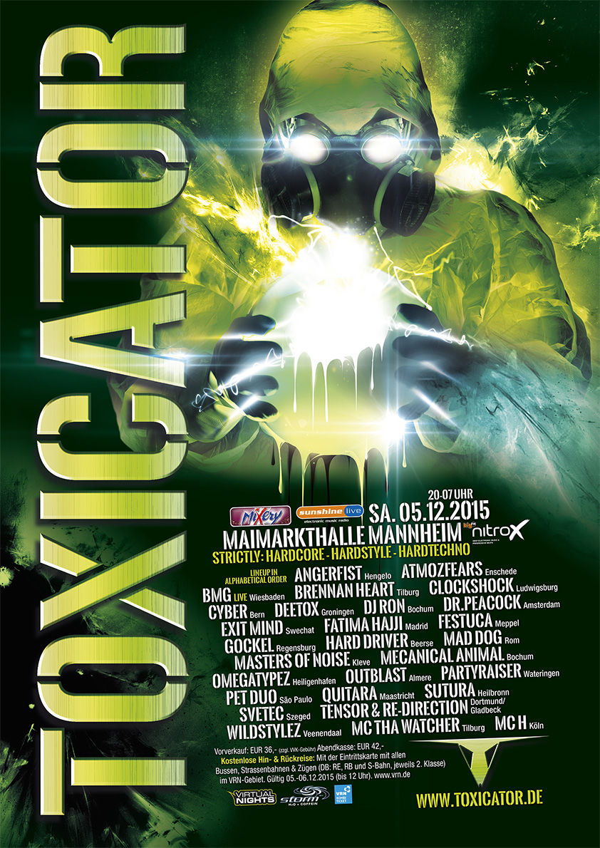 Toxicator 2015 - hier ist das Line-up