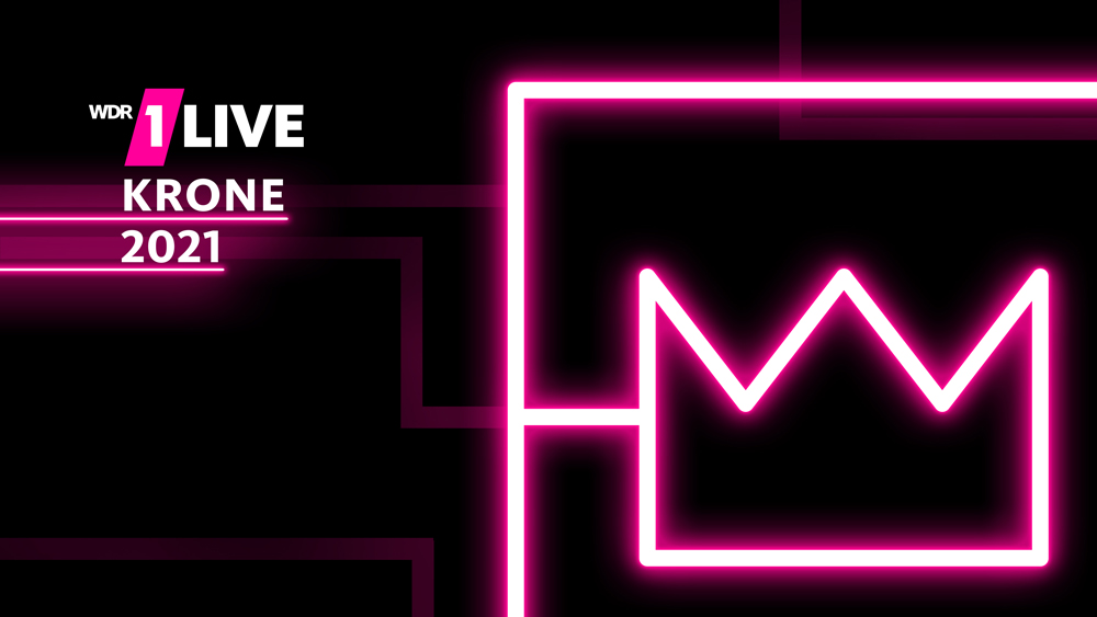1LIVE Krone 2021 – der Musikpreise kehrt mit großer Show zurück