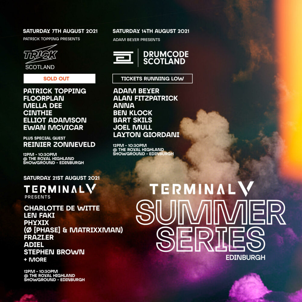 Terminal V Summer Series - mit Adam Beyer, Ben Klock, Charlotte de ...