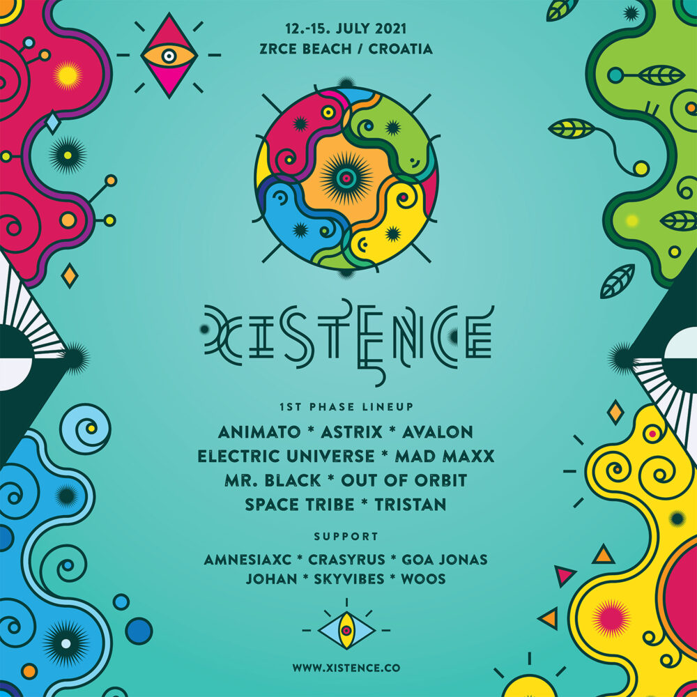 Xistence 2021: neues Psytrance-Festival am Zrce Beach Kroatien
