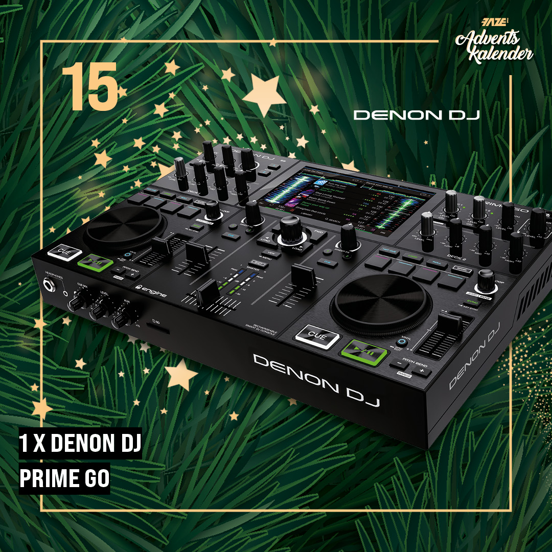FAZEmag-Adventskalender – Tag 15: 1 x Denon DJ Prime GO