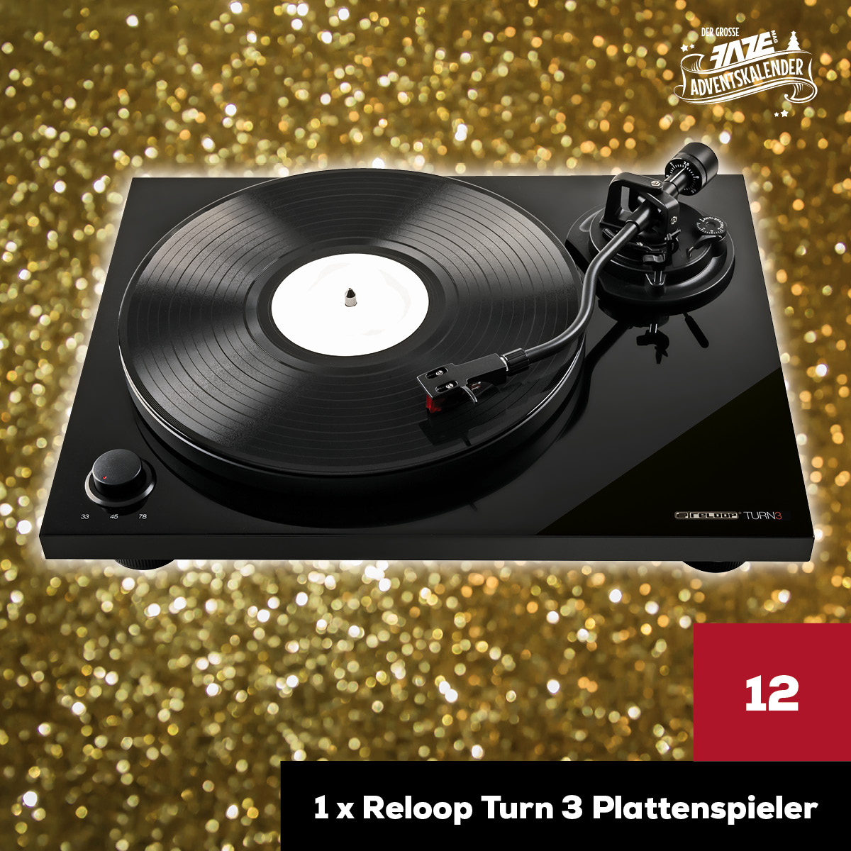 1 x Reloop Turn 3 Plattenspieler