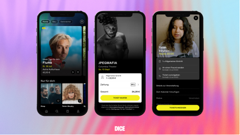 DICE – neue Ticketplattform für Deutschland