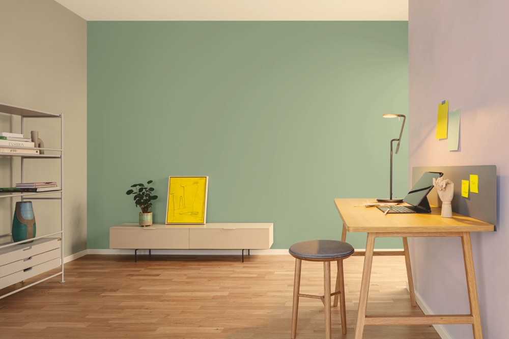 Caparol-Trendfarbe 2023 – es grünt so grün