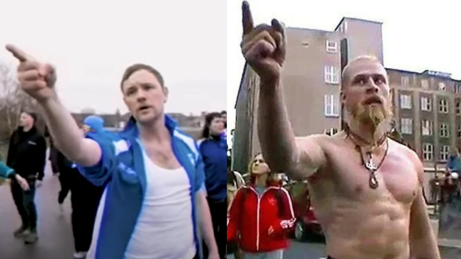 Deutscher Rapper imitiert den Techno-Viking