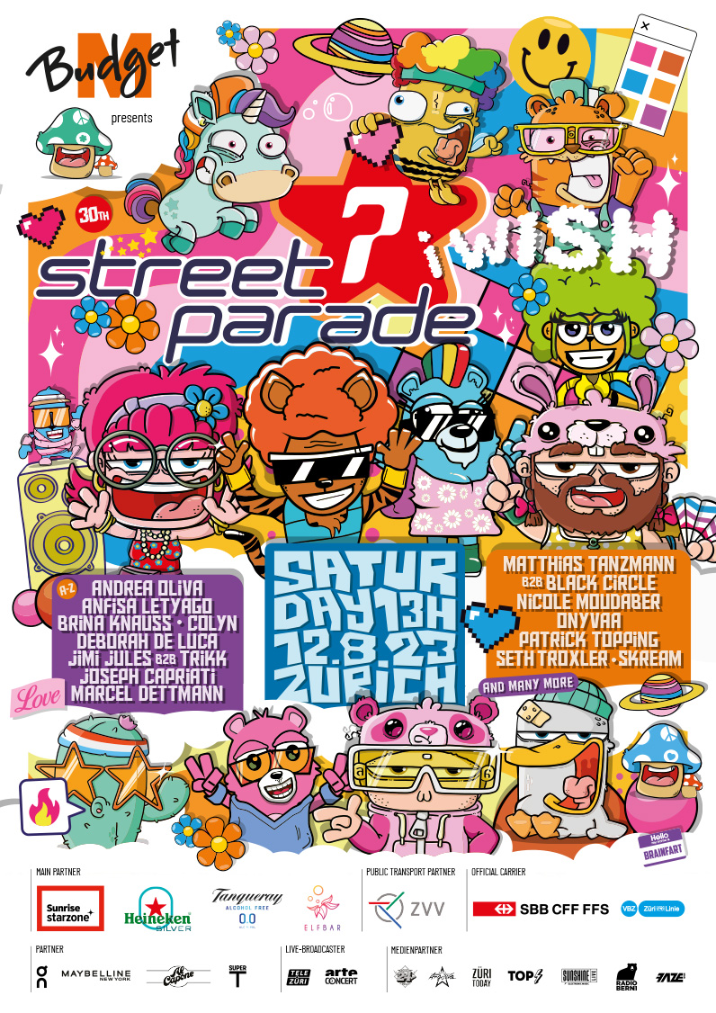Street Parade Zürich: Hier sind das Motto 2023 und alle Infos