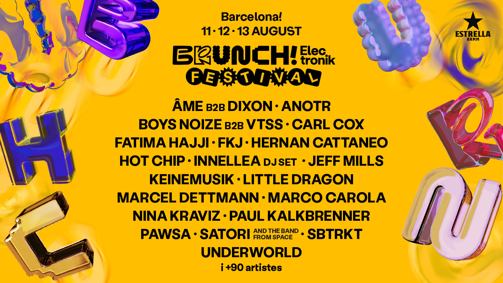 Brunch Electronik in Barcelona: alle Infos zum Jubiläum