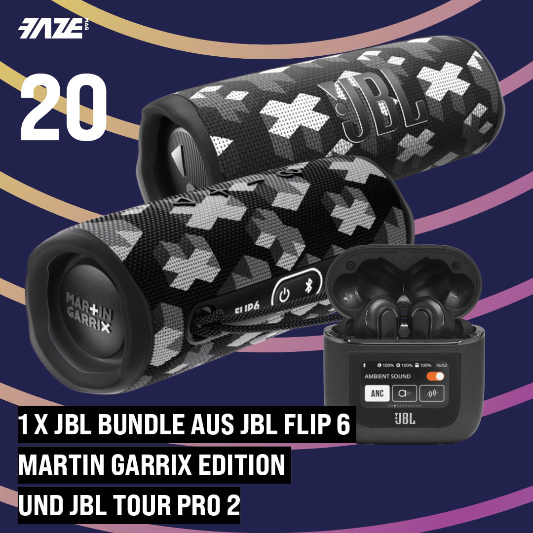 FAZEmag-Adventskalender 2023 – Tag 20: 1 x JBL-Bundle aus JBL Flip 6 ...