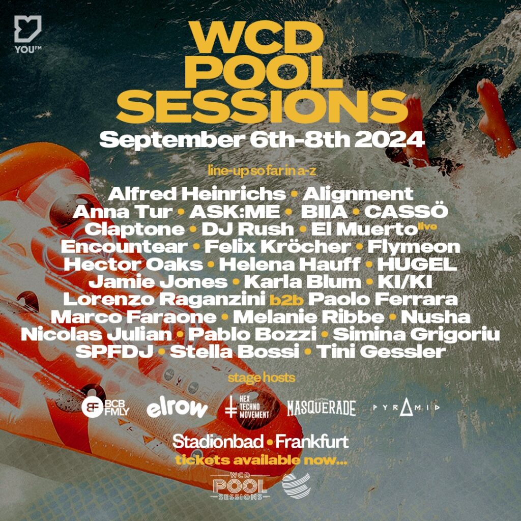 WCD Pool Sessions: Line-up Phase I angekündigt