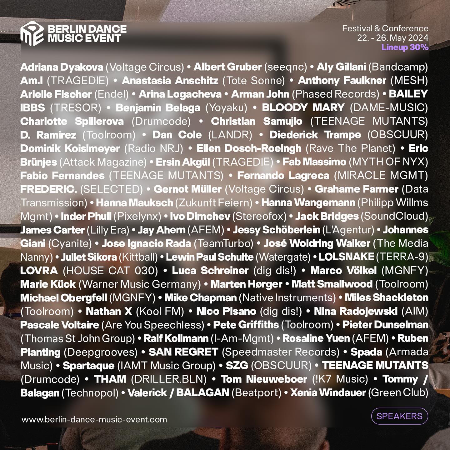 Berlin Dance Music Event 2024 - Die harten Fakten im Überblick