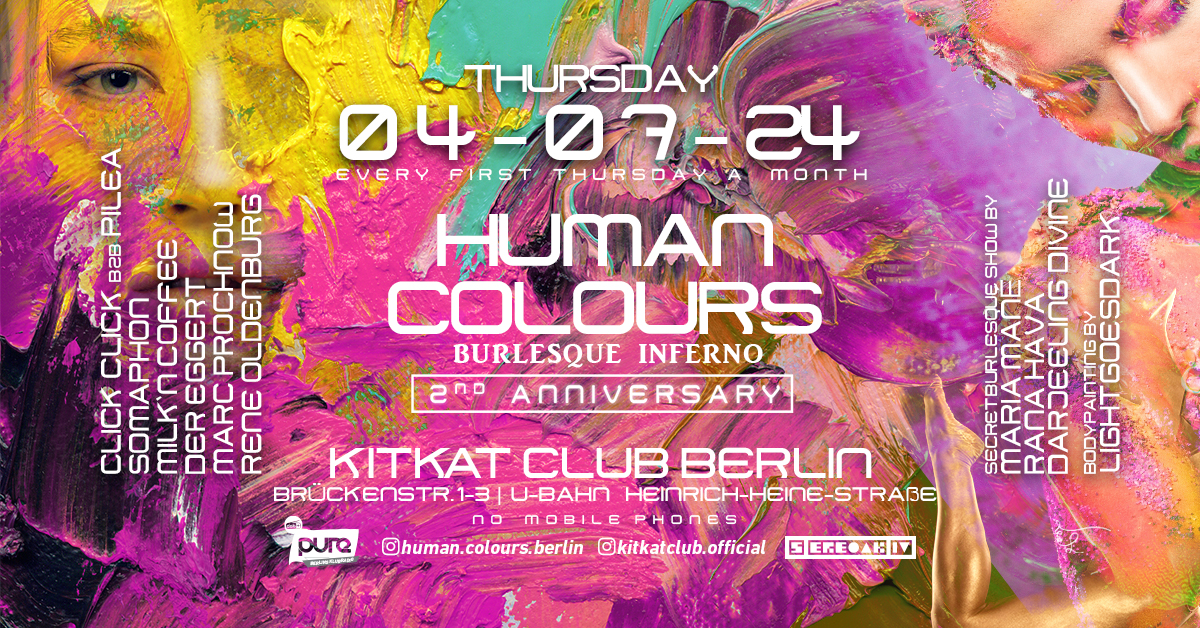 Human Colours im KitKat feiert Jubiläum