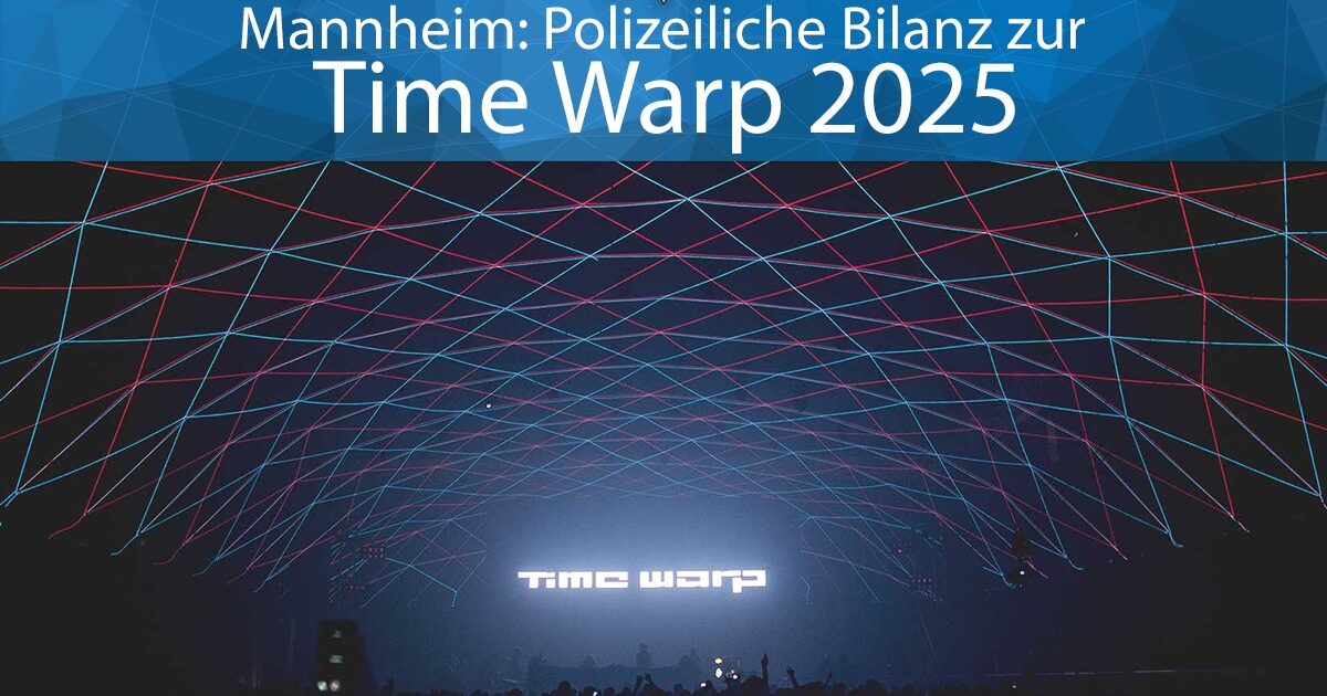 Time Warp 2025: Das ist die Polizeibilanz